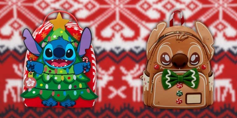 Carry Holiday Cheer with Disney Stitch Christmas Tree and Gingerbread ...
