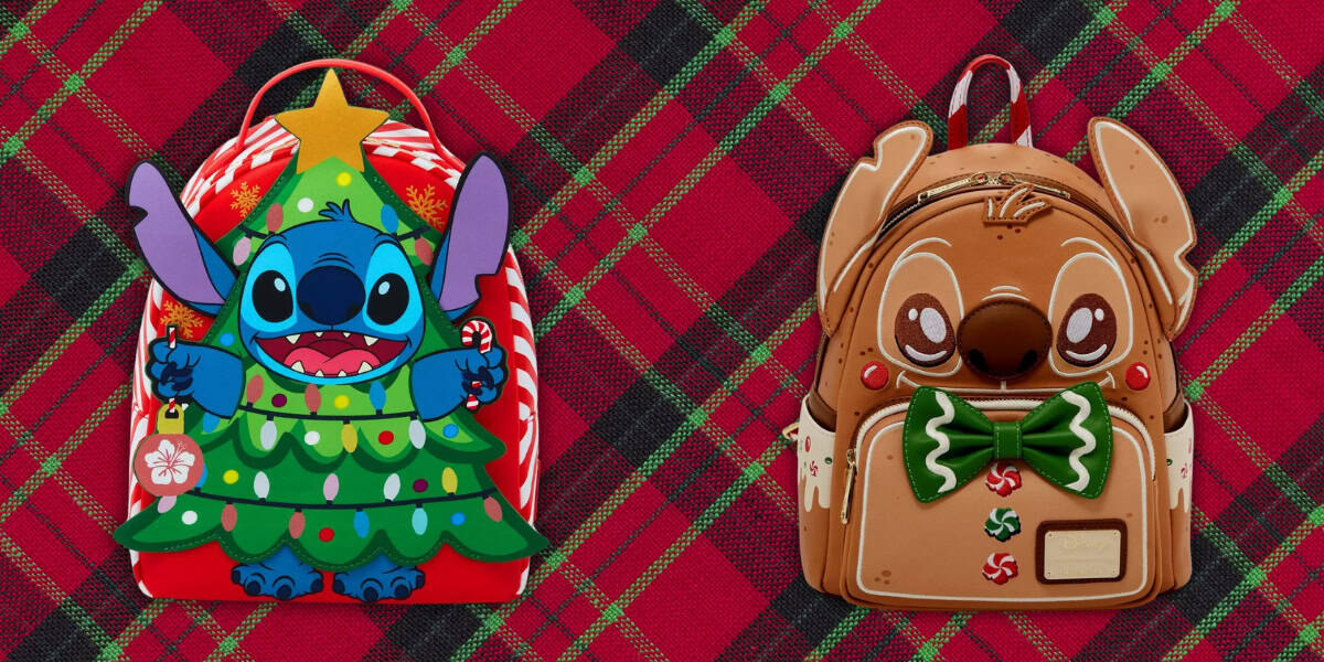 Carry Holiday Cheer with Disney Stitch Christmas Tree and Gingerbread ...